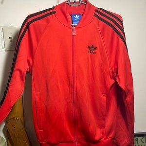 adidas | Jackets & Coats | Adidas Red And Black Jacket | Poshmark